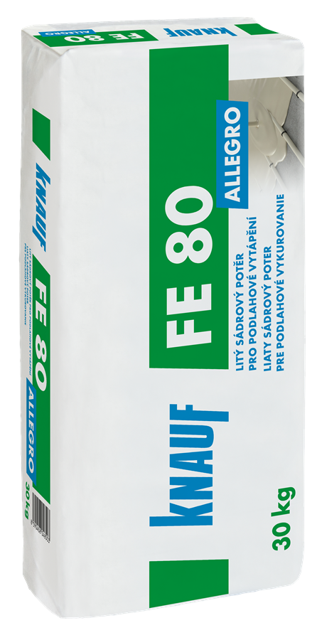 Litý potěr Knauf FE 80 Allegro 30 kg | KB-BLOK Stavebniny